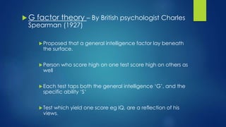 Intelligence | PPT