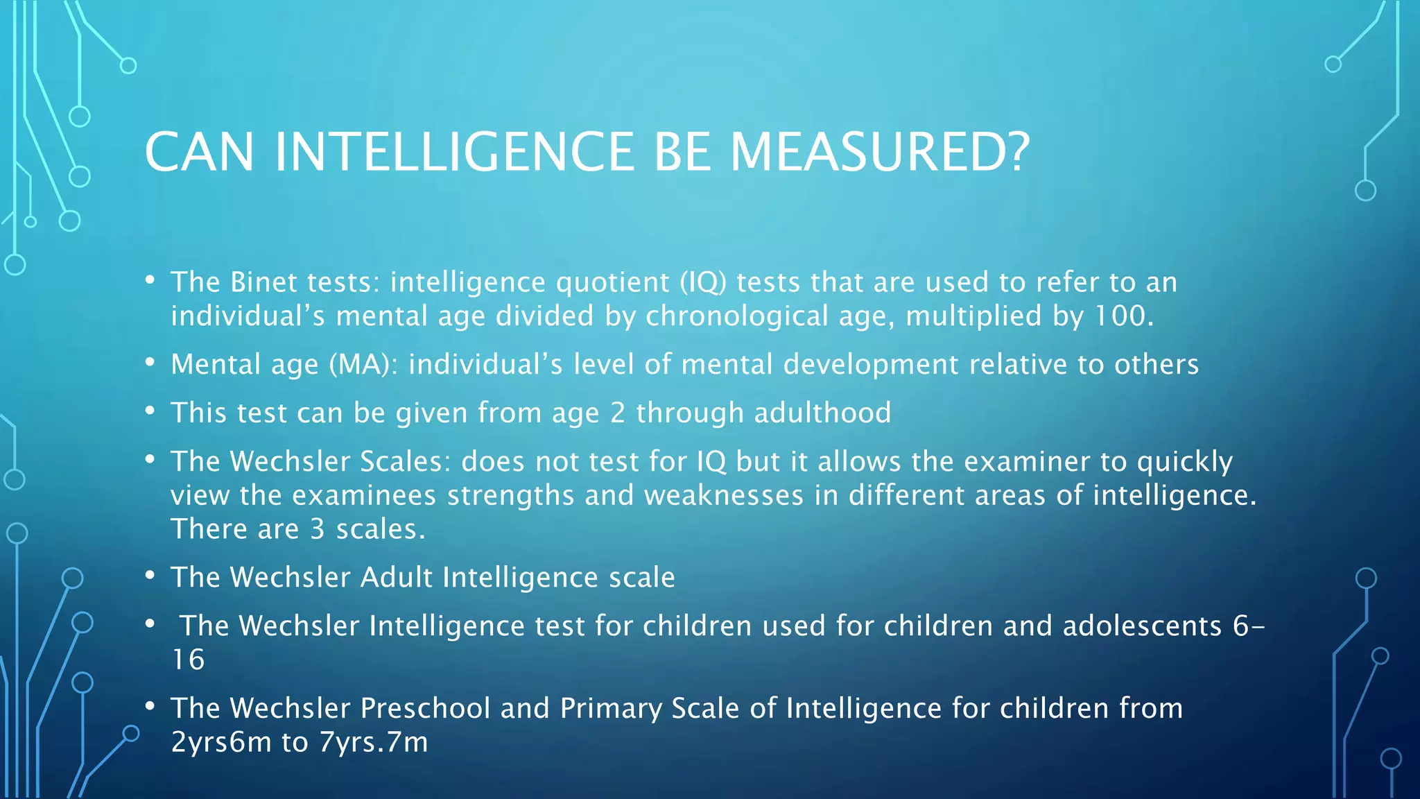 Intelligence | PPT