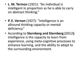 Intelligence | PPTX