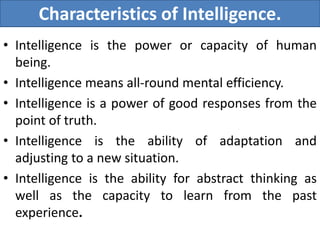 Intelligence | PPTX