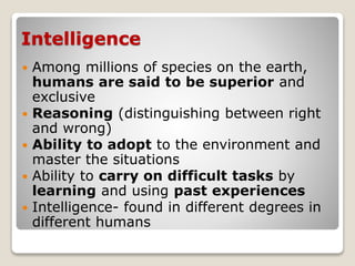 Intelligence | PPTX