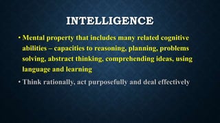 Intelligence | PPTX