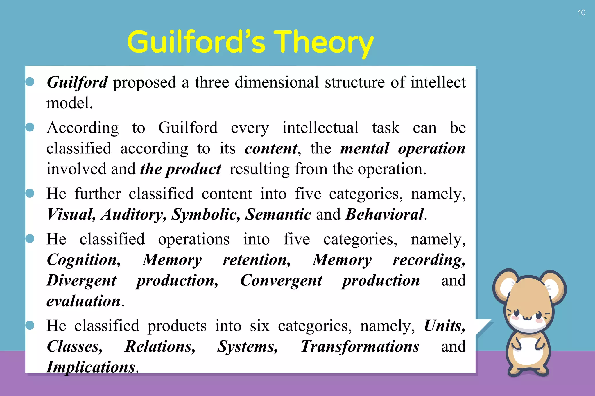 Intelligence- Cognitive Processes, Psychology | PPTX