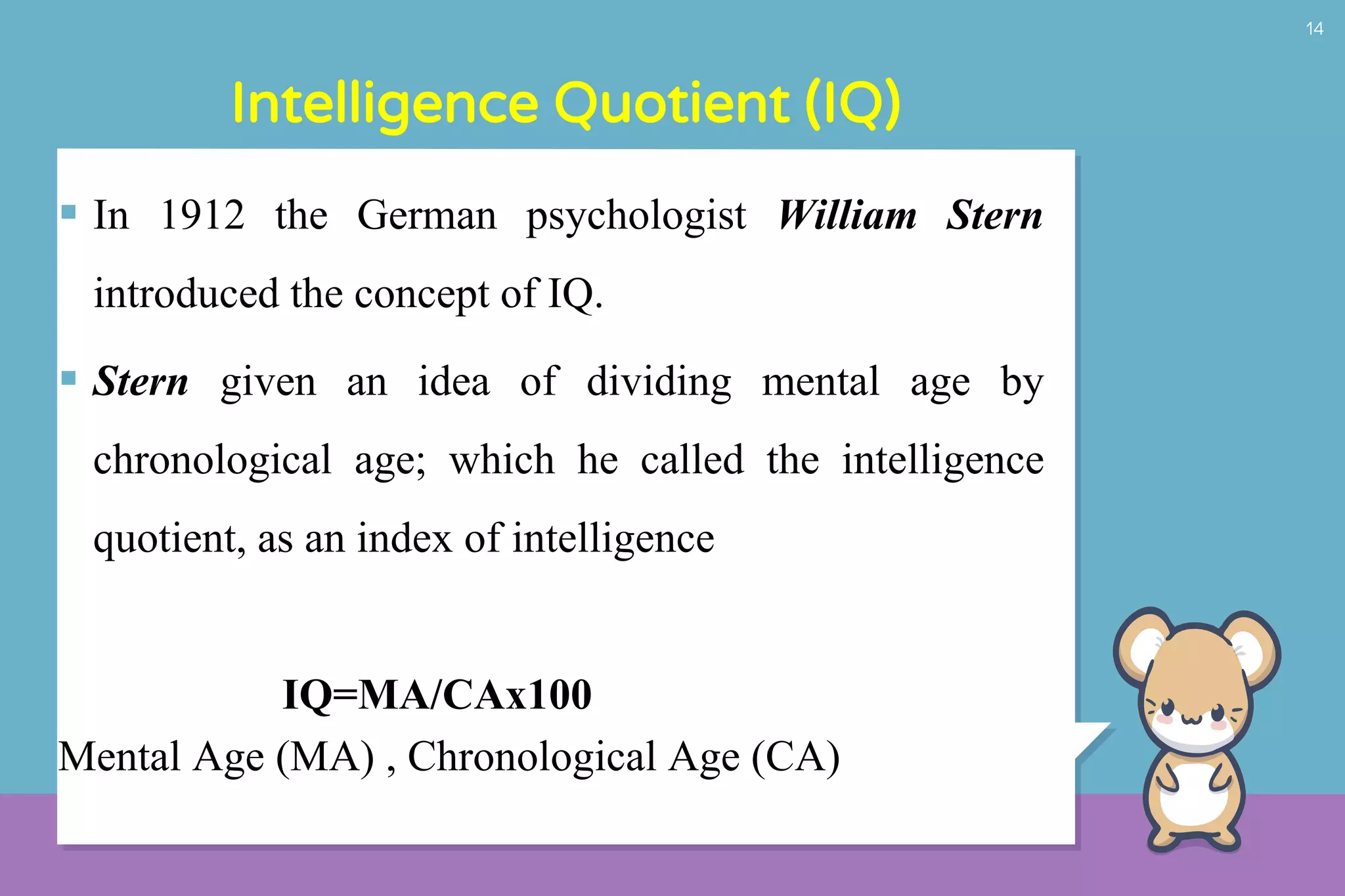 Intelligence- Cognitive Processes, Psychology | PPTX