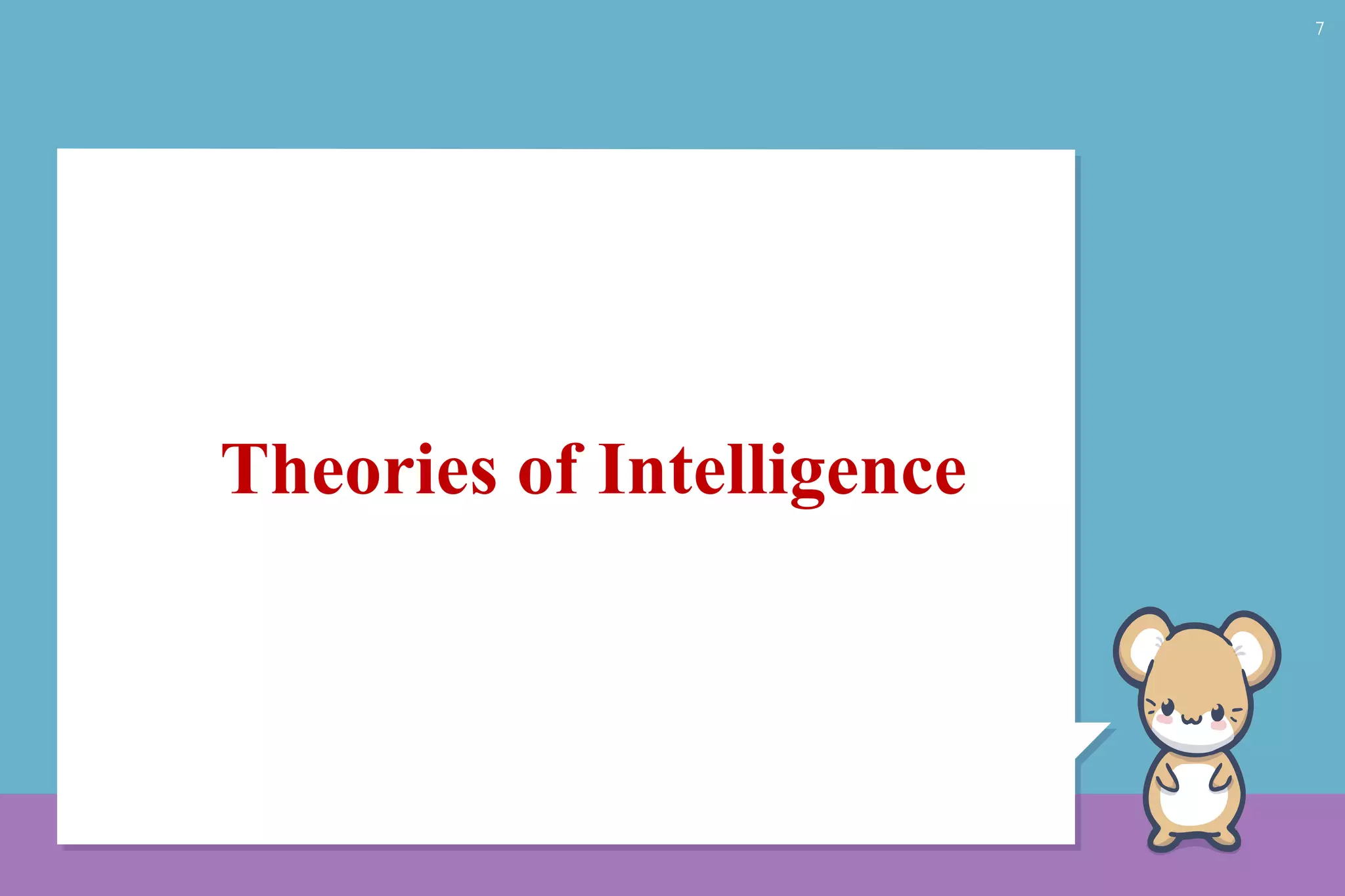Intelligence- Cognitive Processes, Psychology | PPTX