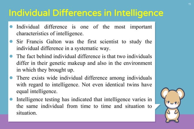 Intelligence- Cognitive Processes, Psychology | PPTX