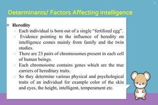 Intelligence- Cognitive Processes, Psychology | PPTX