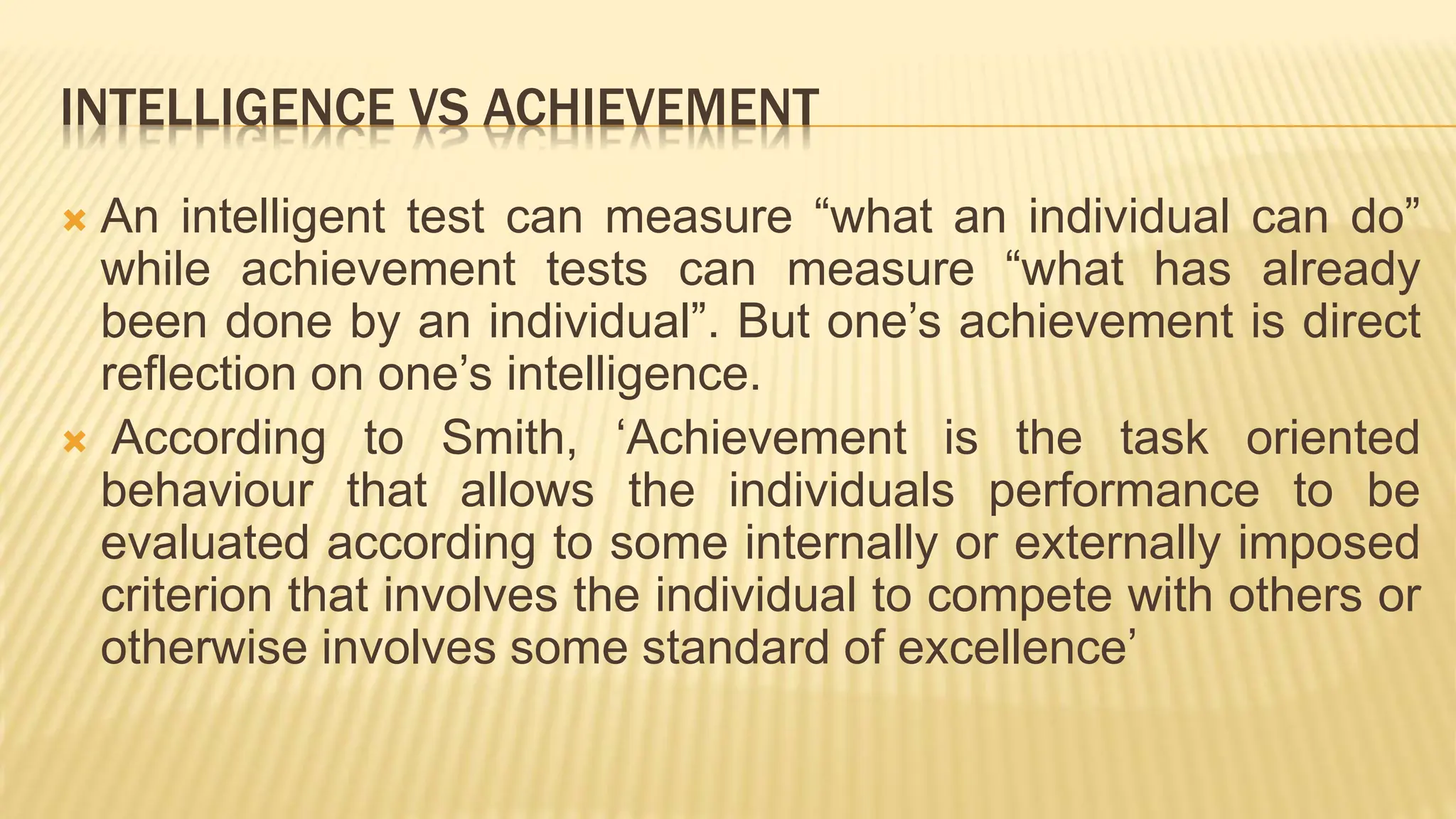intelligence defination and types theories of intelligence | PPTX ...