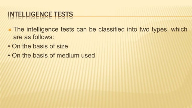 intelligence defination and types theories of intelligence | PPT