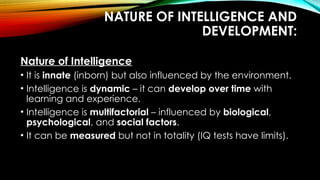 I INCLUDED THIS TOPIC IS INTELLIGENCE DEFINITION, MEANING, INDIVIDUAL ...