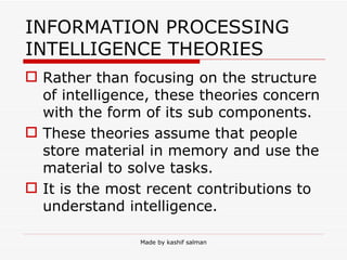 Intelligence | PPT