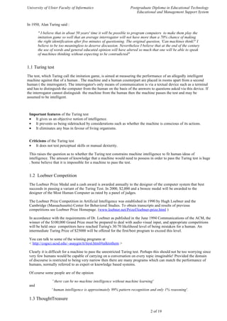 Intelligence and Knowledge | DOC