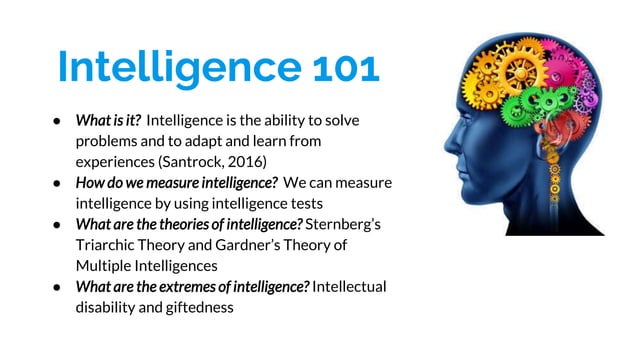Intelligence | PPTX | Education