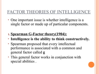 Intelligence By sameena latheef | PPT | Science