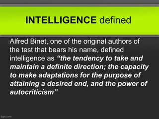 Intelligence-Test PowerPoint 12847194772 | PPT