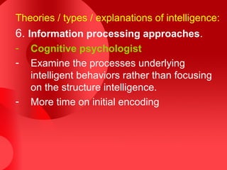Intelligence | PPT