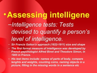 Intelligence | PPT