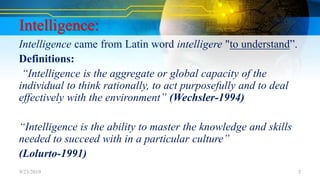 Intelligence | PPTX