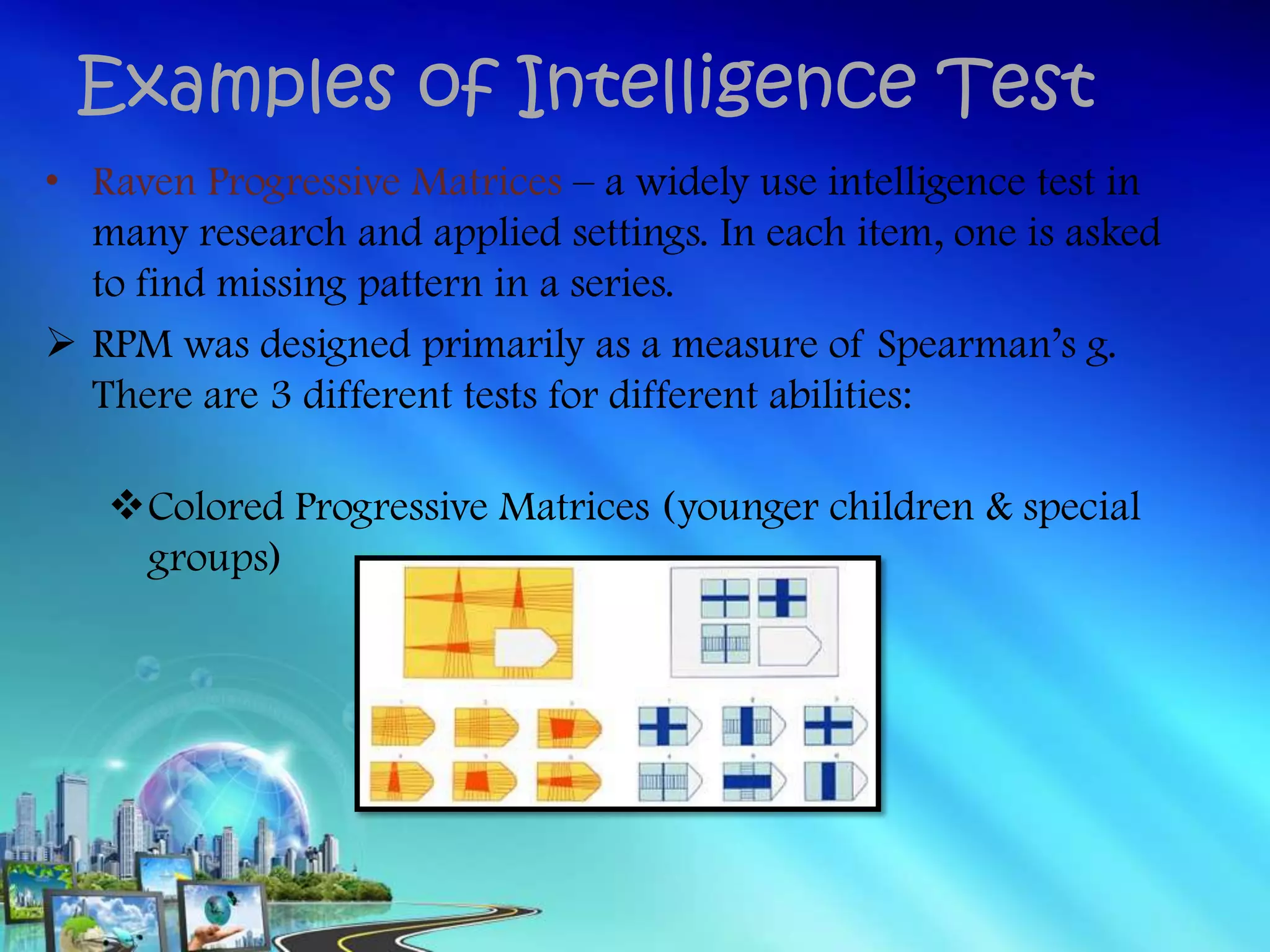 Psychology-INTELLIGENCE | PPTX