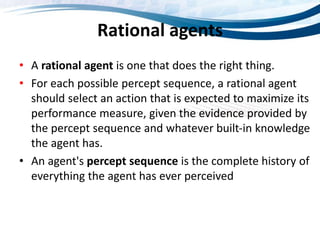 Intelligence Agent - Artificial Intelligent (AI) | PPTX