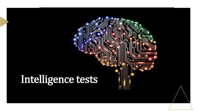 Intelligence and aptitude tests | PPTX