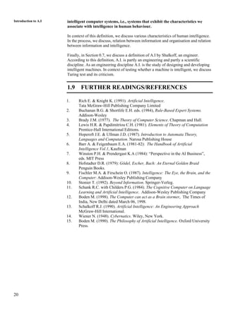 Intelligence and artificial intelligence | PDF