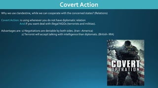 Intelligence and counter terrorism | PPTX