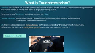 Intelligence and counter terrorism | PPTX