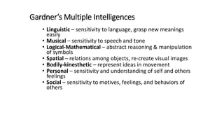 Intelligence and its measurements in psychiatry | PPTX