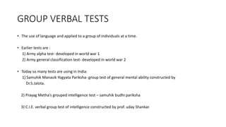 Intelligence and its measurements in psychiatry | PPTX