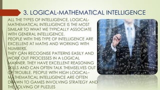 Intelligence & Its Types | PPT