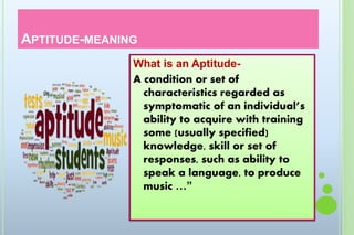 Tools & techniques of data collection.-intelligence &aptitude tests | PPT