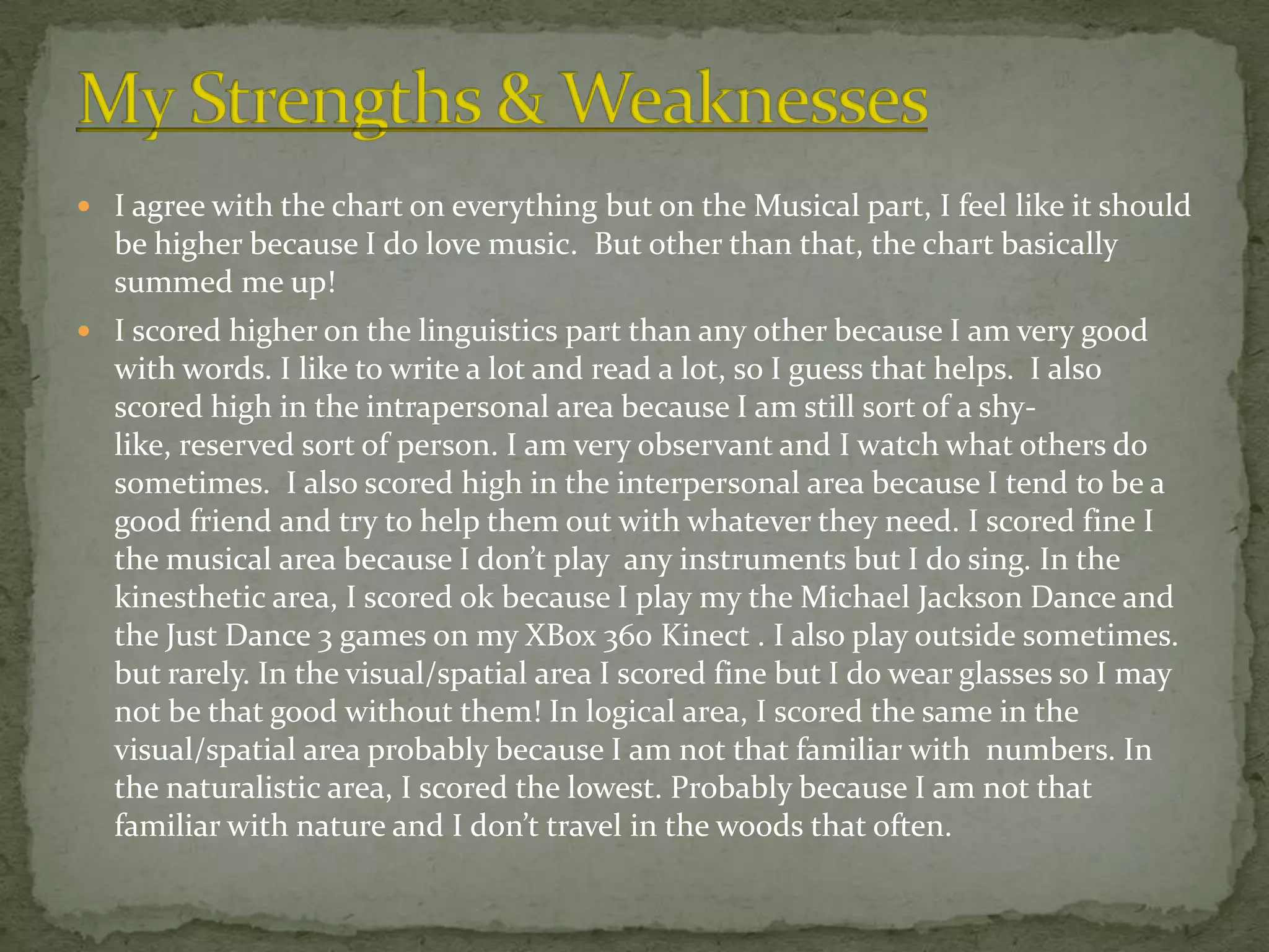 Intelligence Assessment by Stephon Martin | PPTX