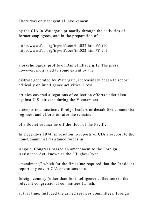 Intelligence Authorization Act For Fiscal Year 1995 Publi.docx