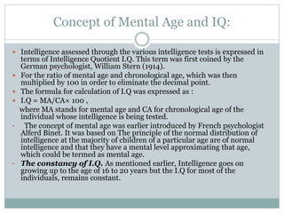 INTELLIGENCE By Tejaswini .psychology.pptx