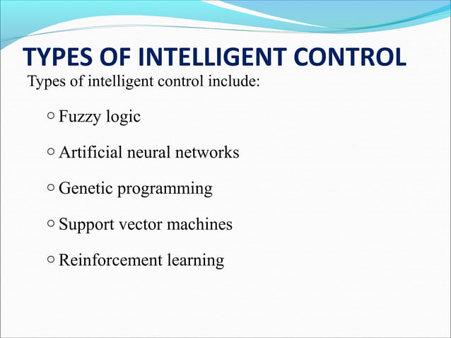 Intelligence control using fuzzy logic | PPT