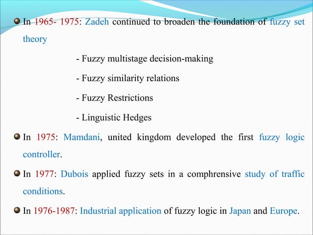 Intelligence control using fuzzy logic | PPT