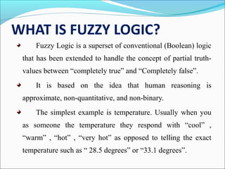 Intelligence control using fuzzy logic | PPT