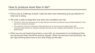 Intelligence creativity and flow.pptx | Mental Health | Diseases and ...