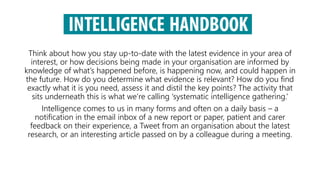Intelligence handbook | PPTX