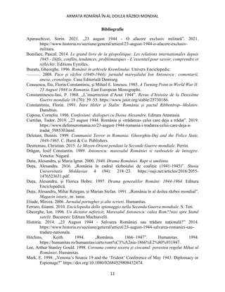 Armata Română în al Doilea Război Mondial | PDF