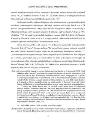 Armata Română în al Doilea Război Mondial | PDF