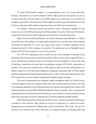 The impact of DoS (Denial of Service) cyberattacks on a Local Area Network (LAN) | PDF