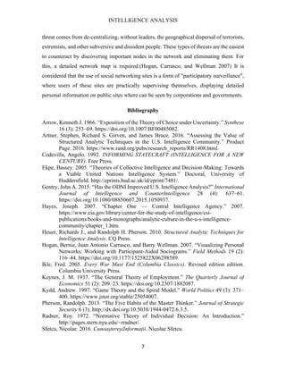 Intelligence Analysis - Intelligence Info, Volumul 2, Numărul 3 | PDF