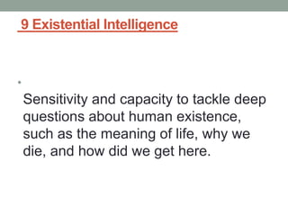 Intelligence in psychology ppt | PPTX