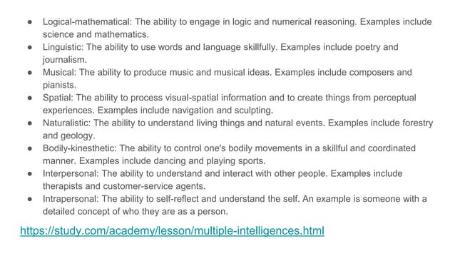 Intelligence, Intellectual Disability, and Giftedness.pptx | Brain and ...