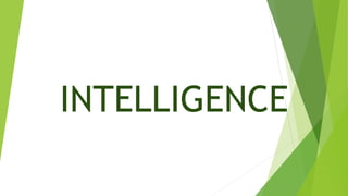 Intelligence | PPTX