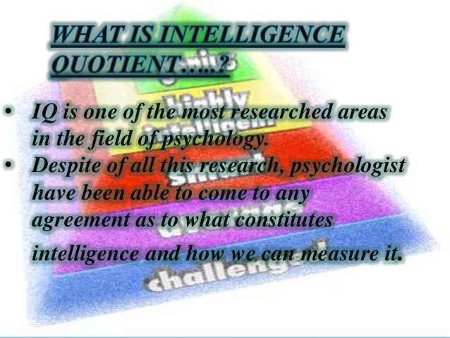 Intelligence quotient