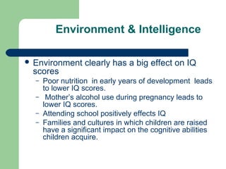 Intelligence revised | PPT | Educational Assessment | Education