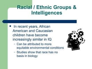 Intelligence revised | PPT | Educational Assessment | Education